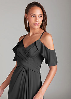 Azazie Dakota Black Bridesmaid Dresses | Azazie