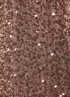 Upstudio Globe Champagne Mermaid Ruched Sequins Dress | Azazie