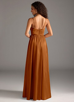 Azazie Alia Copper Bridesmaid Dresses | Azazie