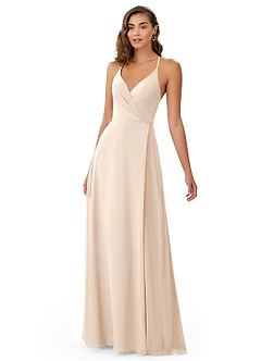 White Alabaster Azazie Davis Bridesmaid Dresses | Azazie