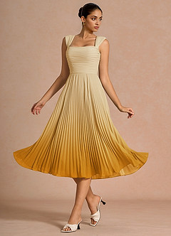 Desdemona Amber Midi Dress | Azazie AU