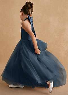 Azazie Bev Neptune A-Line Convertible Tulle Dress | Azazie