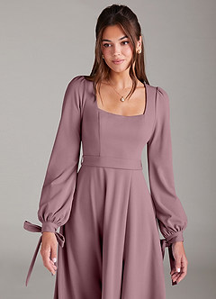 Azazie Leonia Dusty Rose Bridesmaid Dresses | Azazie