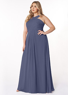 Azazie Kaleigh Stormy Bridesmaid Dresses | Azazie