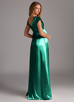 Azazie Allessia Emerald Maternity Bridesmaid Dresses | Azazie