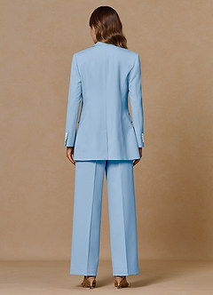 Rowan Sky Blue Refined Weave Performance 2-Piece Suit | Azazie