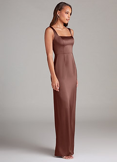 Azazie Flori Espresso Bridesmaid Dresses | Azazie