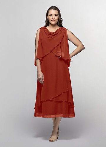 Rust Mother Of The Bride Dresses | Azazie