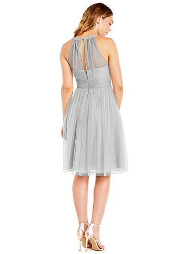 Silver / Tulle Bridesmaid Dresses | Azazie