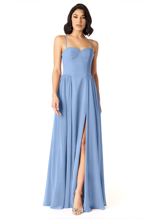 Steel Blue Azazie Kathleen Bridesmaid Dresses | Azazie
