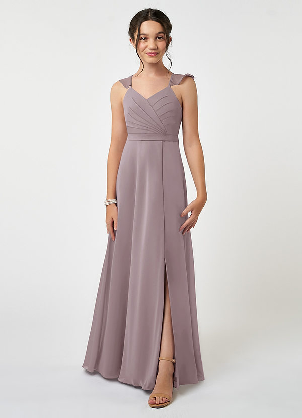Azazie Emily Junior Bridesmaid Dress in Dusk | Azazie