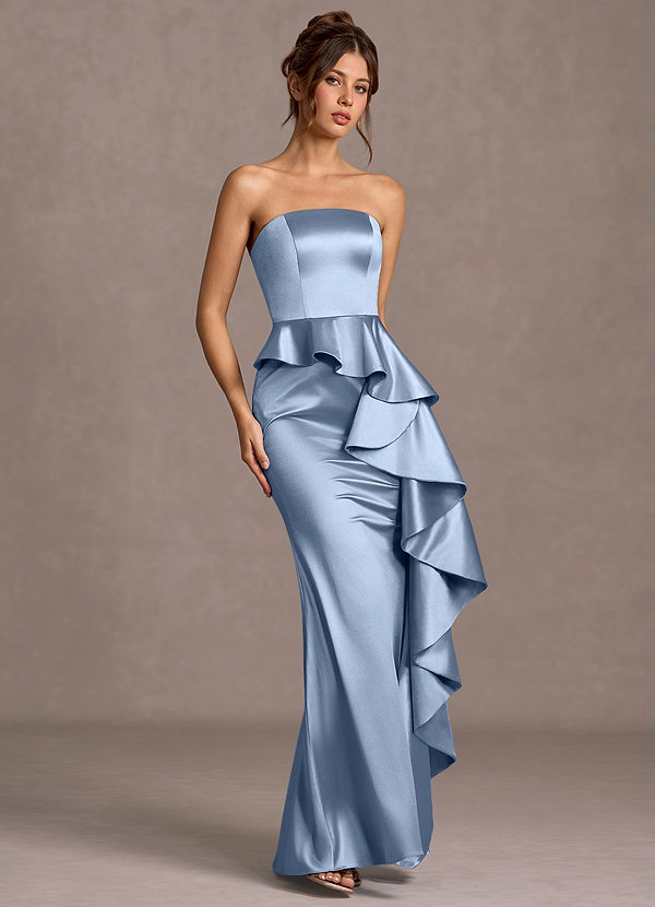 Nerissa Powder Blue Maxi Dress | Azazie CA