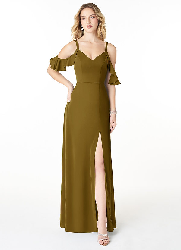 Martini Azazie Andie Stretch Satin Dress Bridesmaid Dresses | Azazie