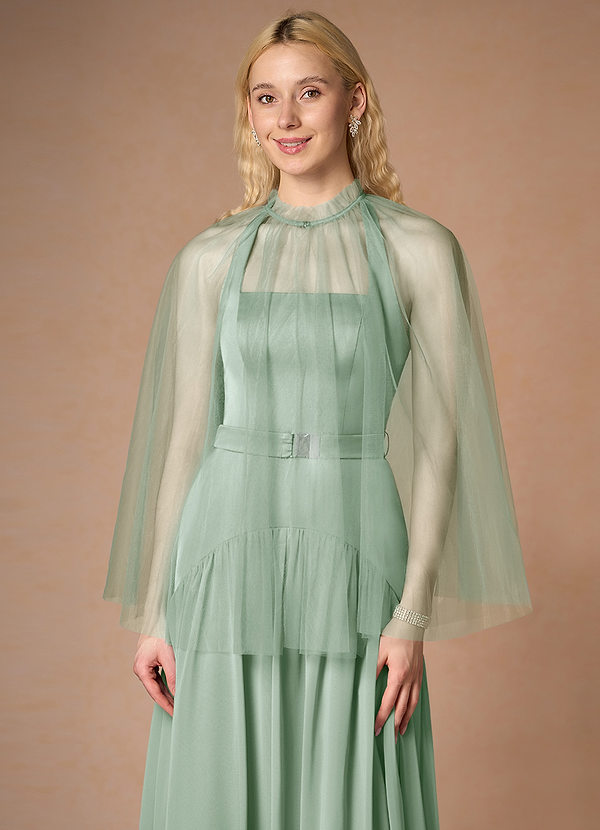 Azazie Matching Color Tulle Cape | Azazie CA