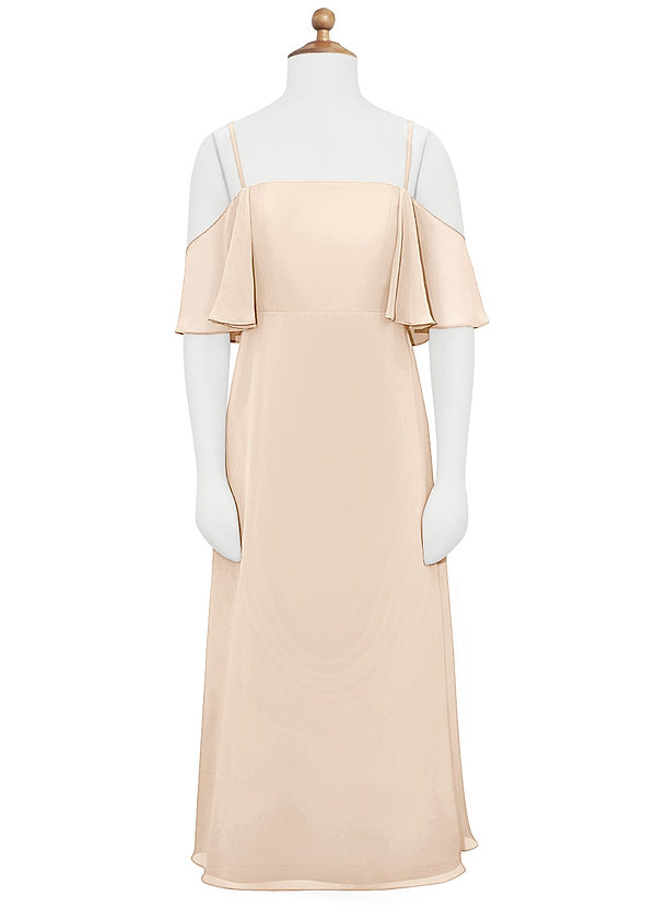 White Alabaster Azazie Mabel JBD Junior Bridesmaid Dresses | Azazie