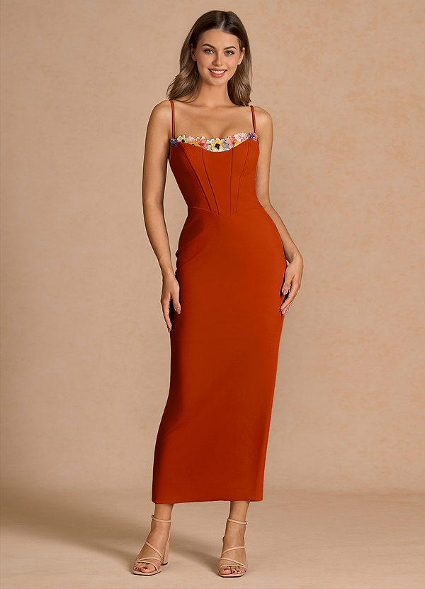 Liliah Paprika Maxi Dress | Azazie AU