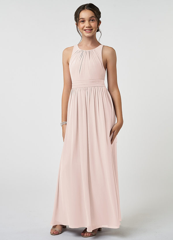 Rose Petal Azazie Jaylah JBD Junior Bridesmaid Dresses | Azazie