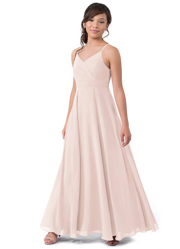 Rose Petal Azazie Avelina JBD Junior Bridesmaid Dresses | Azazie