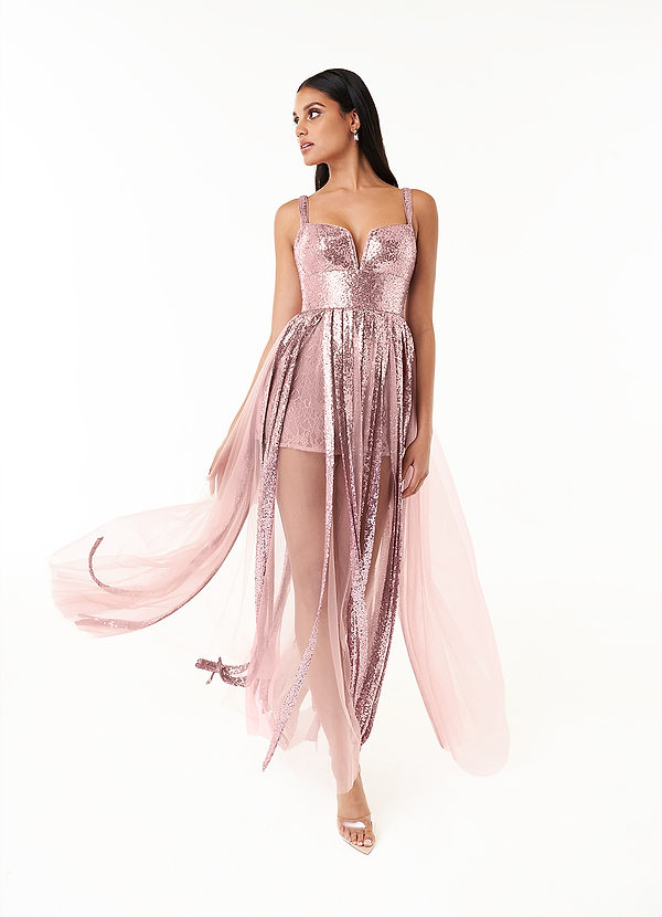 Roxanne Light Pink Gladiator Gown Atelier Dresses | Azazie