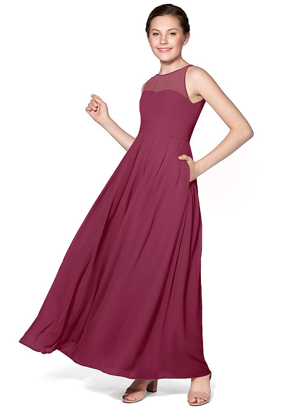 Mulberry Azazie Bibiane JBD Junior Bridesmaid Dresses | Azazie