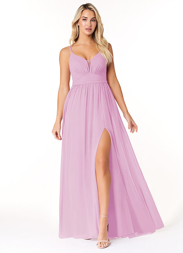 Azazie Rayna Candy Pink Bridesmaid Dresses | Azazie CA