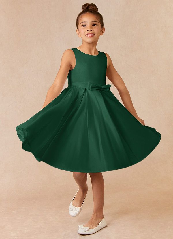 Dark Green Flower Girl Dresses Azazie