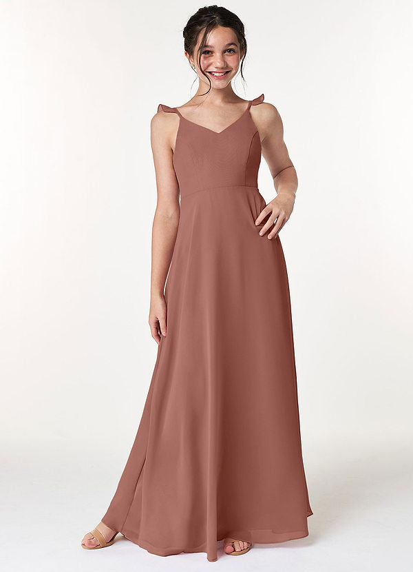Cedar Rose Azazie Everlee JBD Junior Bridesmaid Dresses | Azazie