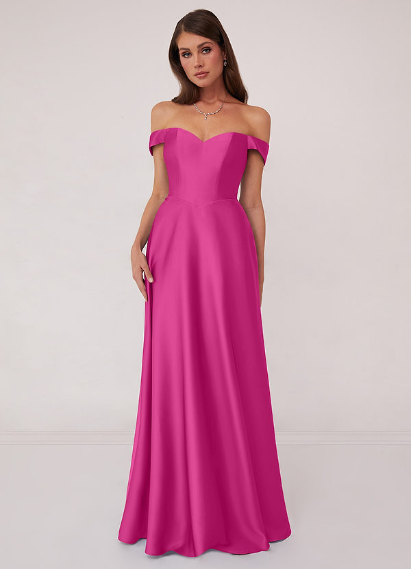 Barbie™ AZAZIE 1013 Fuchsia Bridesmaid Dresses | Azazie CA