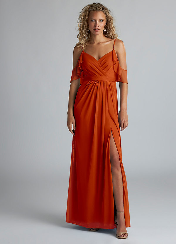 Azazie Fiena Paprika Bridesmaid Dresses | Azazie CA