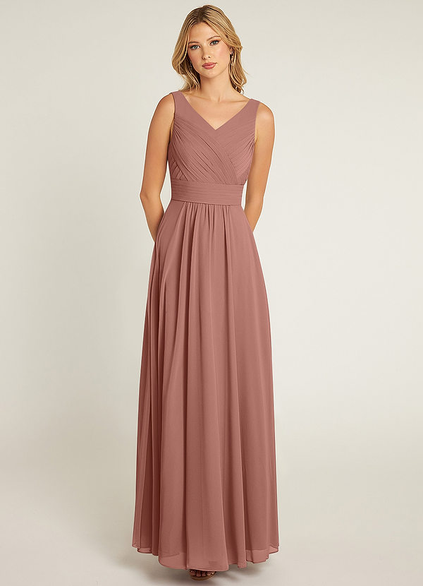 Azazie Pierrette Cedar Rose Bridesmaid Dresses | Azazie