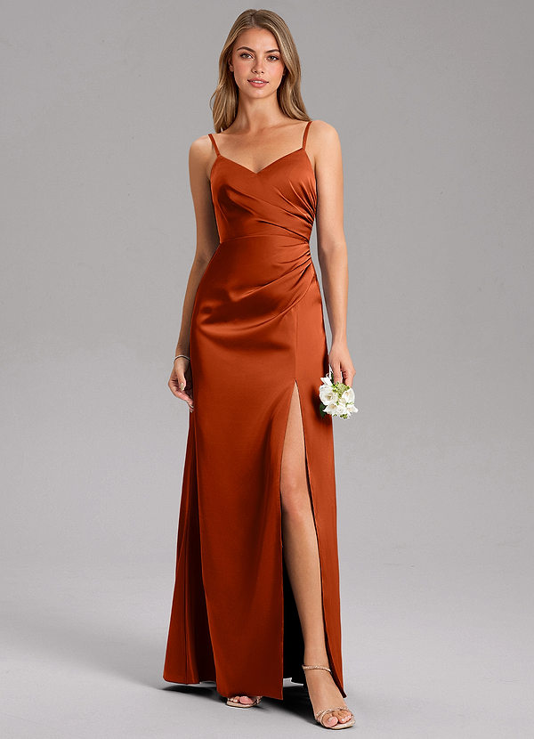 Azazie Azuree Paprika Bridesmaid Dresses | Azazie