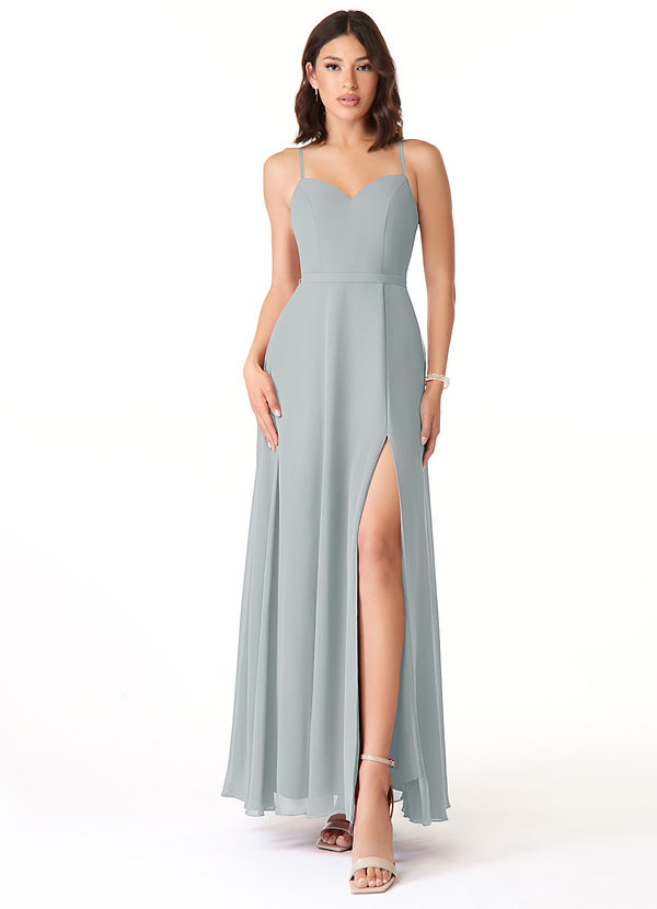 Azazie Mandy Dolphin Grey Bridesmaid Dresses | Azazie
