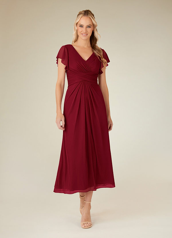 Burgundy Azazie Vera Mother of the Bride Dress Mother of the Bride ...