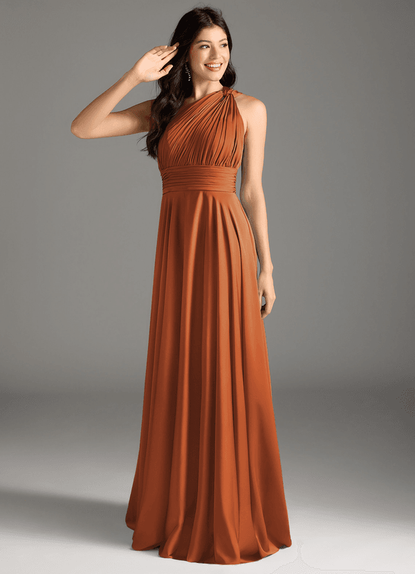 Azazie Charlize Cinnamon Bridesmaid Dresses | Azazie