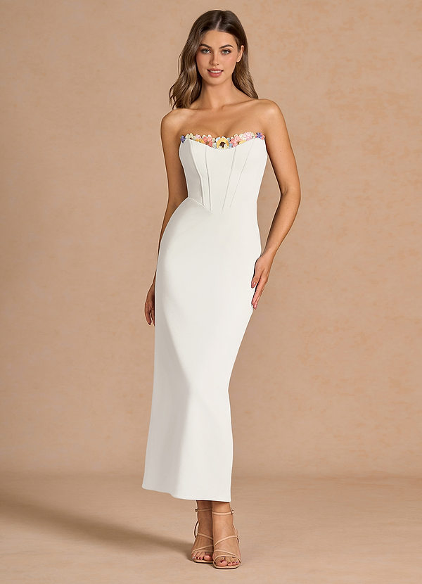 Liliah White Maxi Dress | Azazie UK