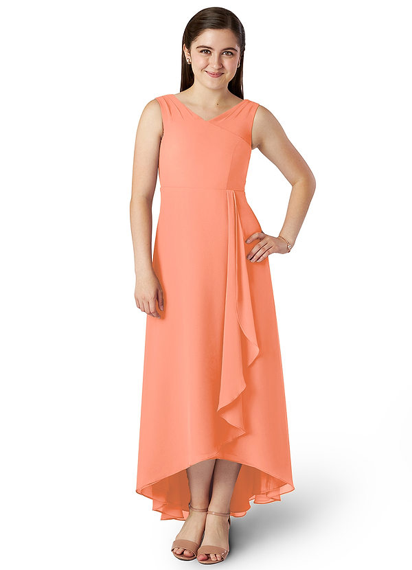 Sunset Azazie Odelia Junior Bridesmaid Dresses | Azazie