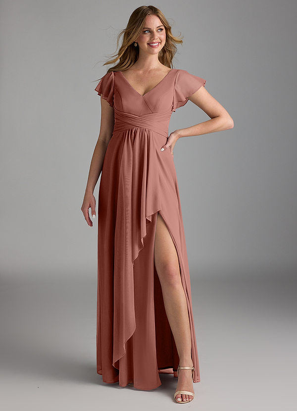 Azazie Omari Cedar Rose Bridesmaid Dresses | Azazie CA