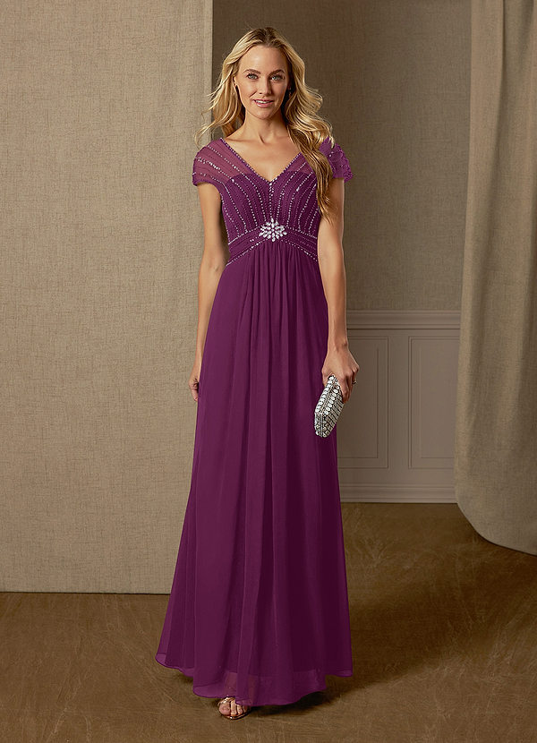 Raspberry Azazie Star Mother of the Bride Dress Mother of the Bride ...