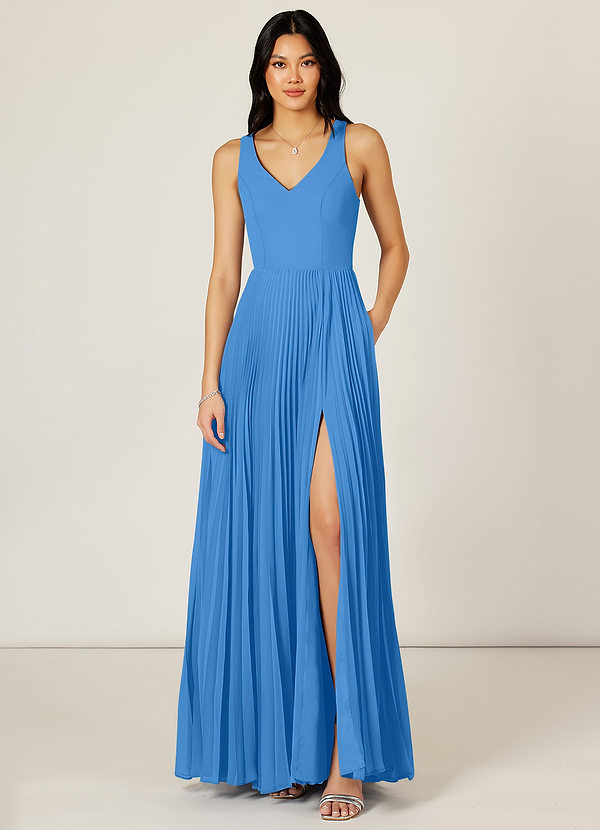 Blue Jay Azazie Lindsey Bridesmaid Dresses | Azazie