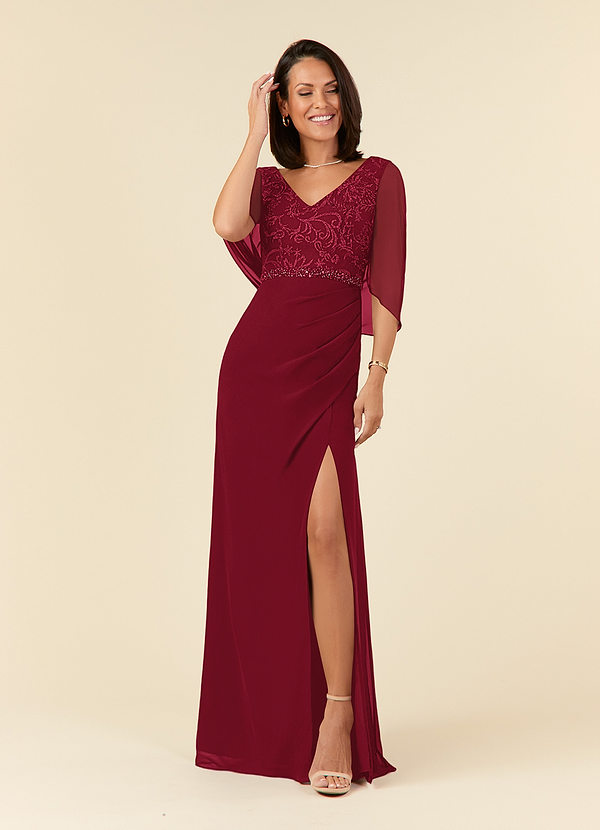Burgundy Sample Dress | Azazie