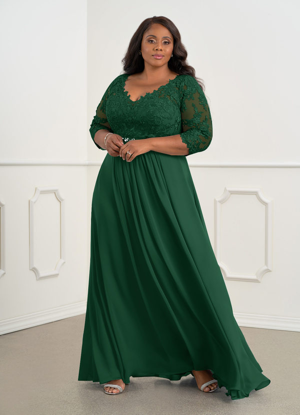 Dark Green Plus Size Mother of the Bride & Groom | Azazie