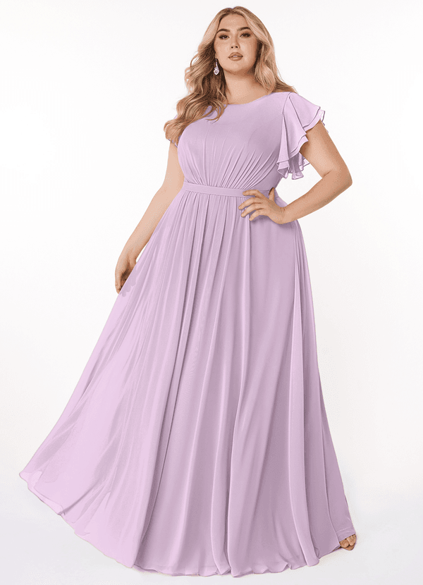 Frosted Lilac Plus Size Bridesmaid Dresses | Azazie