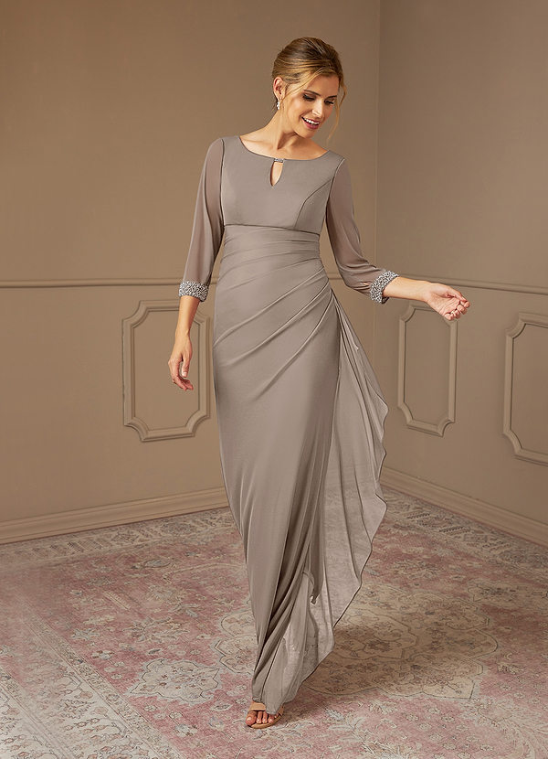 Taupe Azazie Azadeh Mother Of The Bride Dress Mother Of The Bride