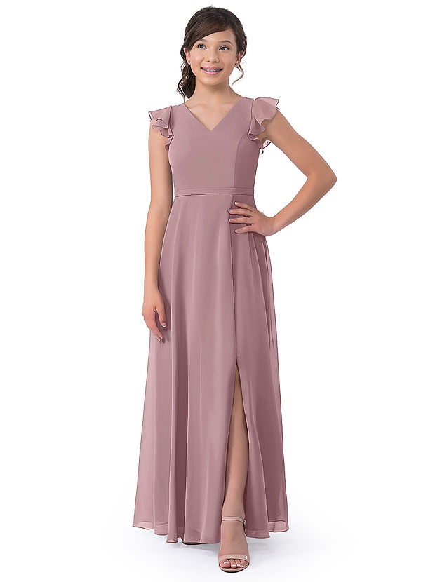 Dusty Rose Azazie Claudine JBD Junior Bridesmaid Dresses | Azazie