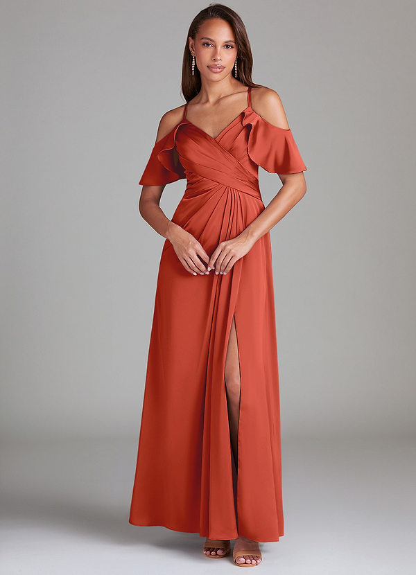 Azazie Dakota Rust Bridesmaid Dresses | Azazie AU