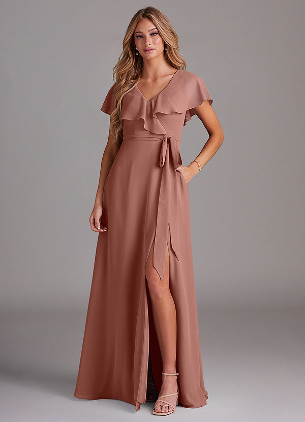 Azazie Lainey Cedar Rose Bridesmaid Dresses | Azazie CA