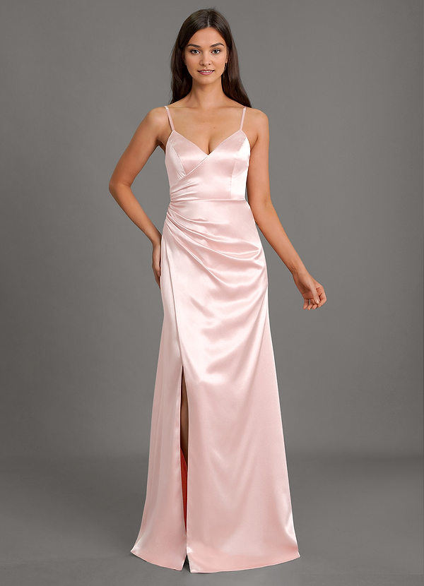 Vestido de dama de honor Azazie Marchella en color Oro Rosa | Azazie