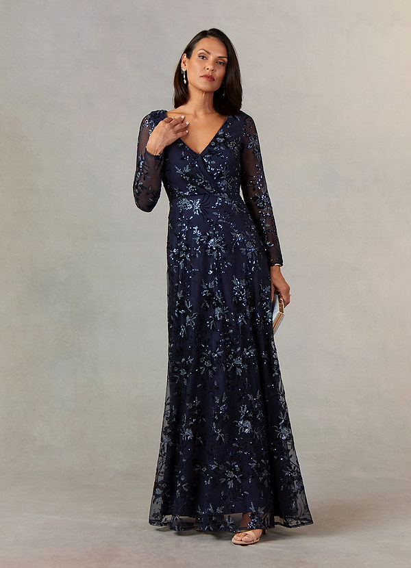 Dark Navy Upstudio Grove Mother of the Bride Dresses | Azazie