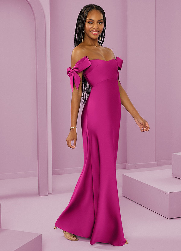 Barbie™ AZAZIE 1037 Fuchsia Bridesmaid Dresses | Azazie