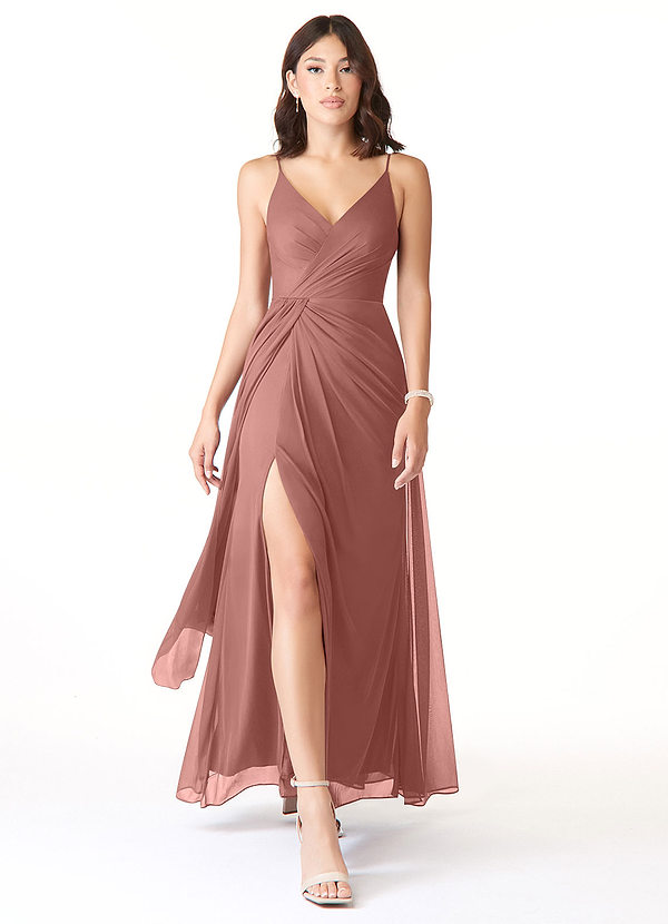 Azazie Evalin Cedar Rose Bridesmaid Dresses | Azazie
